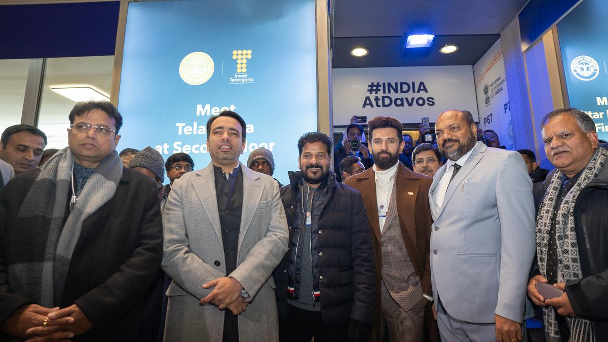 India Pavilion, Telangana Pavilion at World Economic Forum 2025 inaugurated - The Hindu